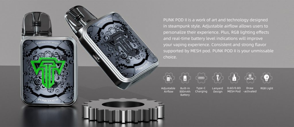Teslacigs Punk Pod II Pod Kit | Legion Of Vapers