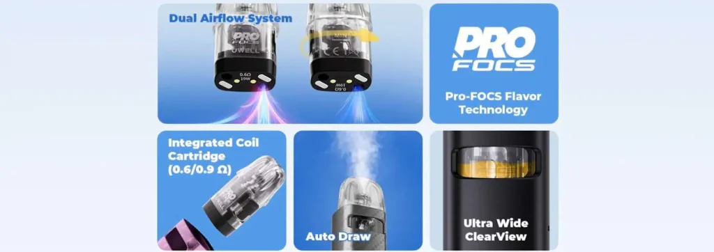 Uwell Dillon EM Replacement Pod Cartridge | 4 PCS | Legion Of Vapers