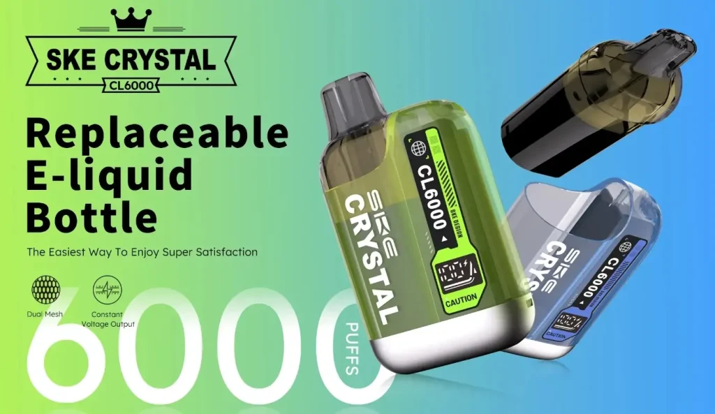 SKE Crystal CL6000 Vape | For Only £7.99