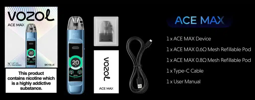 Vozol Ace Max Pod Kit | Legion Of Vapers